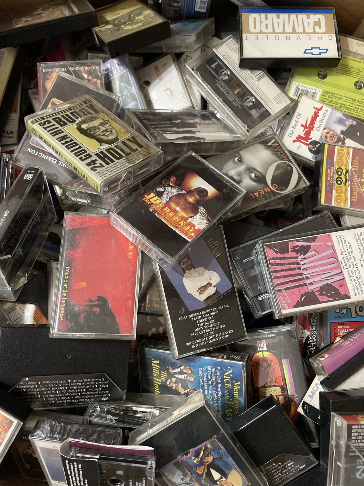 Cassette Lot 50 Tapes Mixed Genre Rock R&B Oldies Rap Country Pop New ...