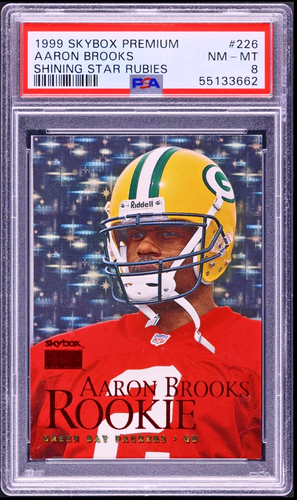 AARON BROOKS 1999 Skybox Premium Shining Star Rubies RC 30/30 PSA 8 ...