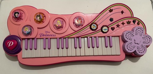 Vintage Disney Princess Pink Electronic Keyboard Tested Works | eBay