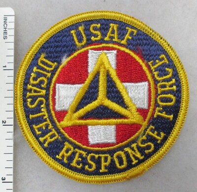 US AIR FORCE PATCH USAF DISASTER RESPONSE FORCE Vintage Original | eBay