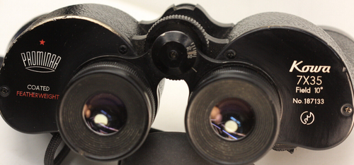 KOWA 7 X 35 10 degree super wide angle BINOCULARS bright& clear...japan ...