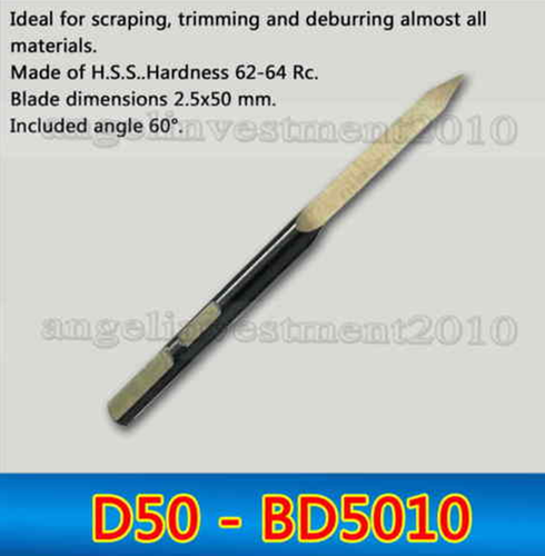 10 pieces type chamfering Deburring tool Mini Scraper D50 - BD5010 ...
