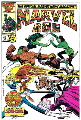 Marvel Age Comic 46 Copper Age First Print 1987 X-Men Fantastic Four ...