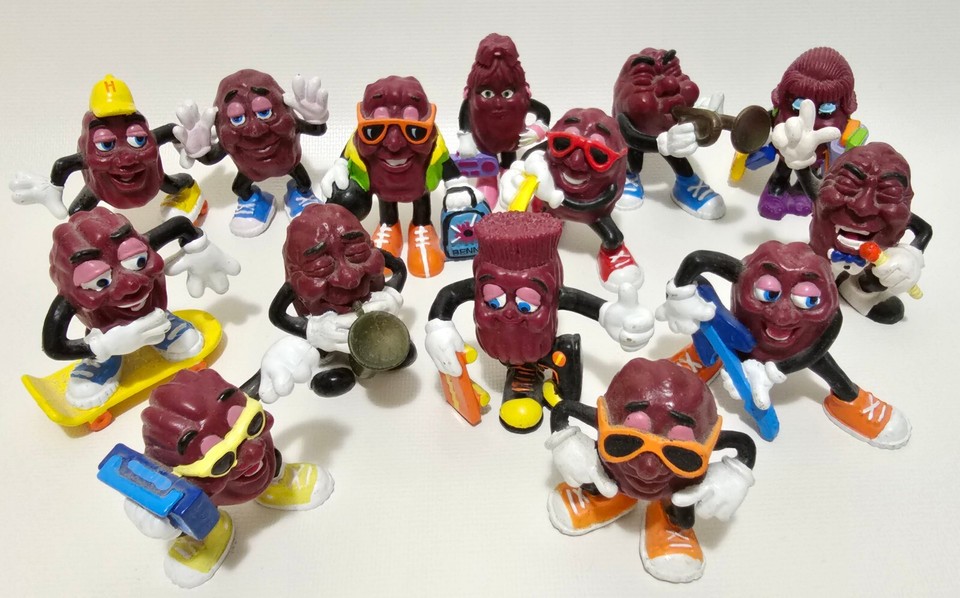 The California Raisins Figures Lot Of 14 Vintage Figures 987-88 | eBay