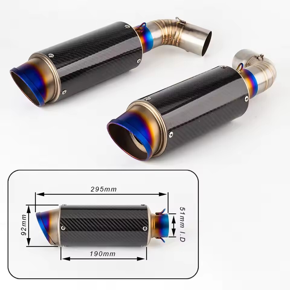 For Ducati Hypermotard 950 19-25 Motorcycles Exhaust Mid Link Pipe ...