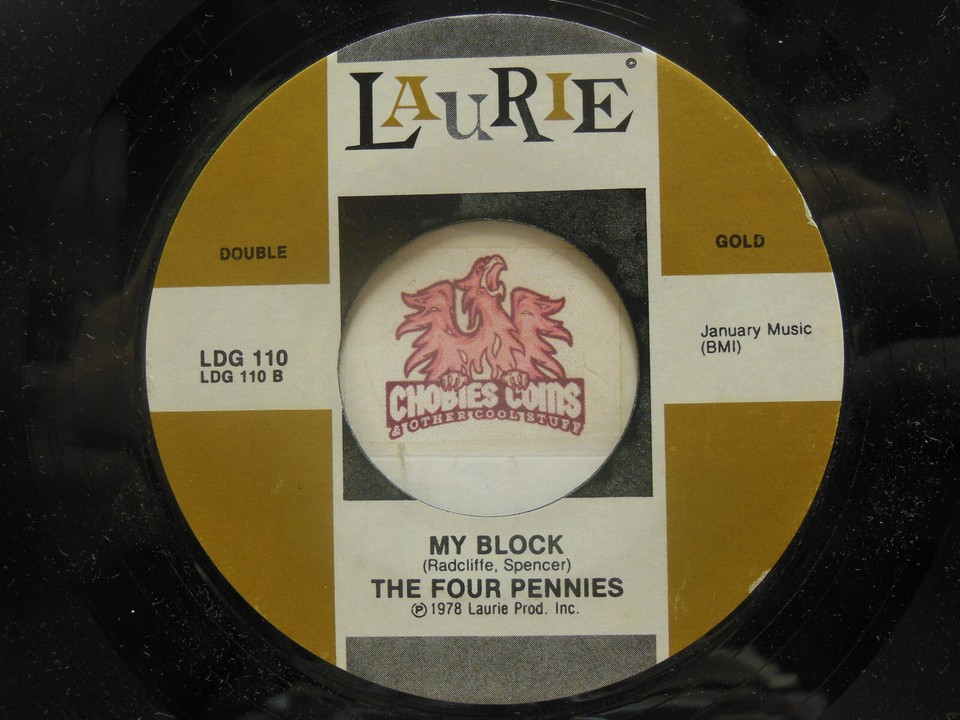 Randy & The Rainbows / The Four Pennies – Denise / My Block, 45 RPM VG+ ...