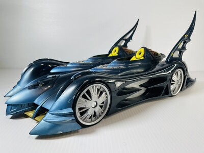 Batman Batmobile 20" Vehicle 2 In 1 Robin Motorcycle Mattel 2003 DC ...
