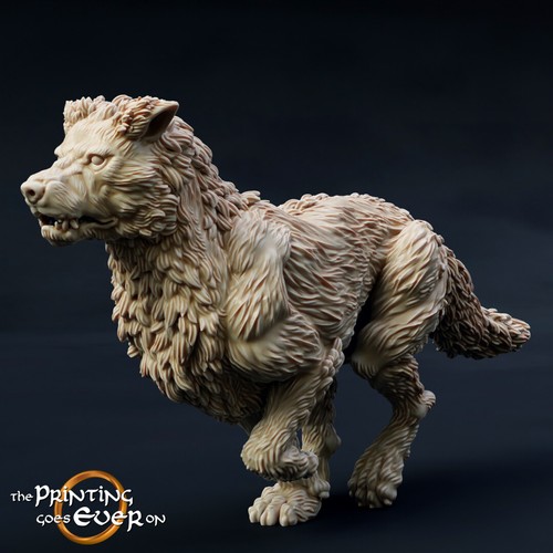 Morthan Warg Worg Wolf Pack Miniature | D&D DnD | | eBay