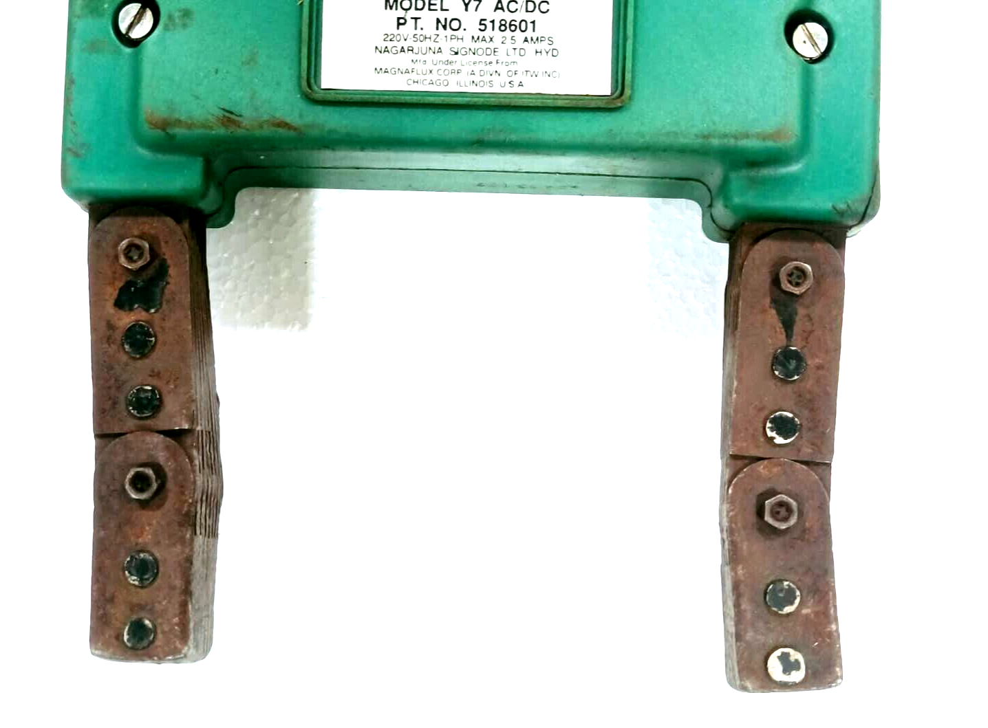 MAGNAFLUX Y-7 AC/DC MAGNETIC PARTICLE TESTING EQUIPMENT YOKE 220V ...