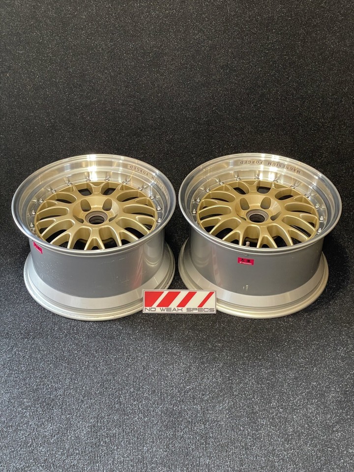 18x10 +20 5x114.3 BBS GT2 Wheel Rims | Pair | Forged | Magnesium | Gold ...