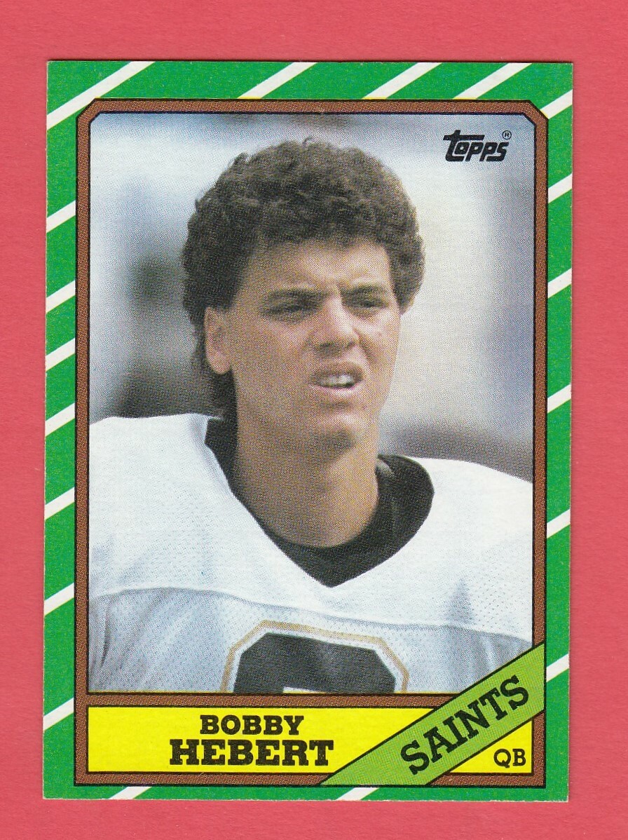 71986 Topps Football # 339 Bobby Hebert - Saints - Box 734-314 | eBay