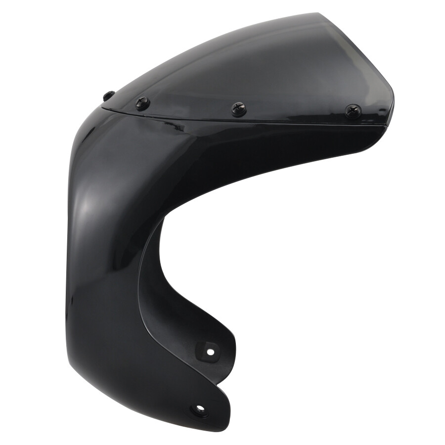 Universal 7" Round Headlight Fairing Windshield Screen Cover Fit For ...