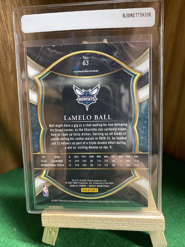 Lanelo Ball Blue Select Concourse Rookie Card | eBay