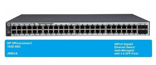 HP HPE OfficeConnect 1820-48G Managed Switch (J9981A) NEU OVP | eBay