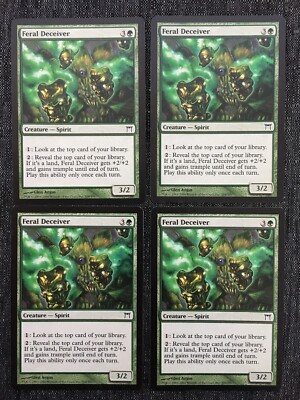 4x Feral Deceiver MTG Champions of Kamigawa NM Magic Regular | eBay