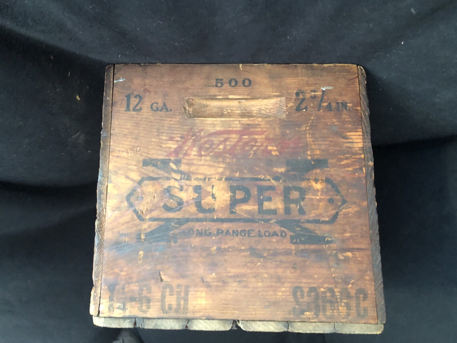 Western Cartridge Company East Alton Illinois 500 Super 12GA Wooden ...