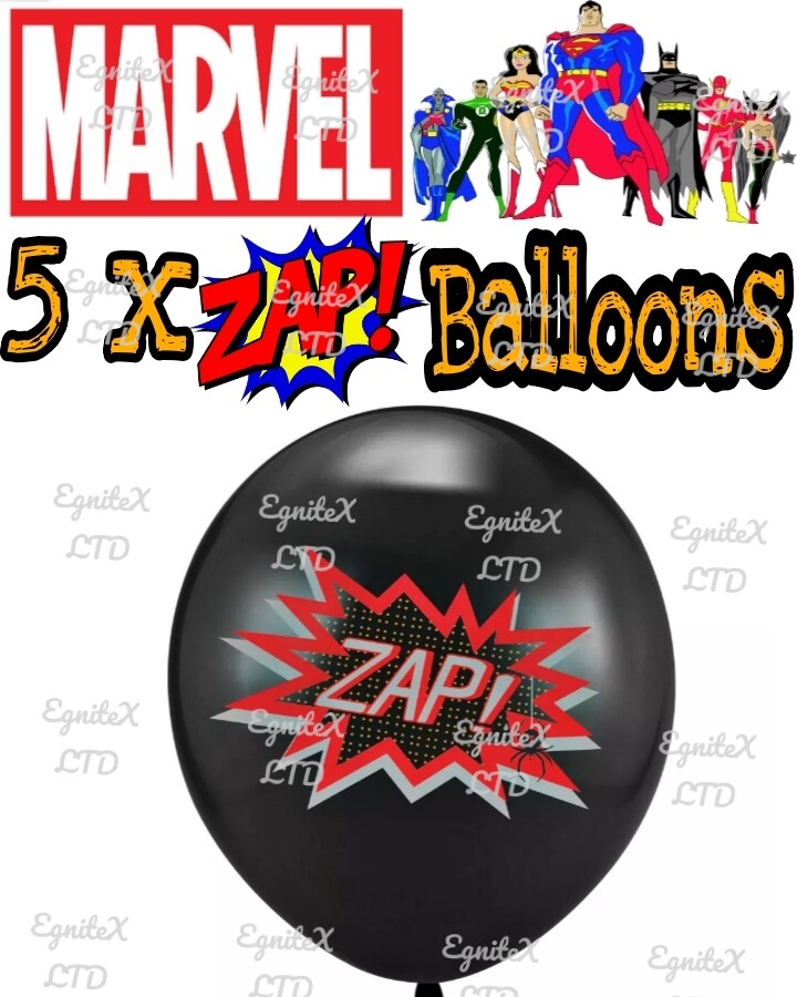 Marvel Avengers Balloons Birthday Banner Super Hero Comics Party ...
