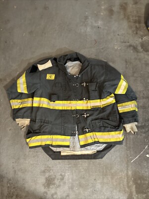 Morning Pride Bunker Jacket Turnout Gear Size 50 Old FDNY Style | eBay