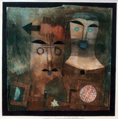 Agony Abstract Art Print by Paul Klee 1924 – Surrealist Modernist ...