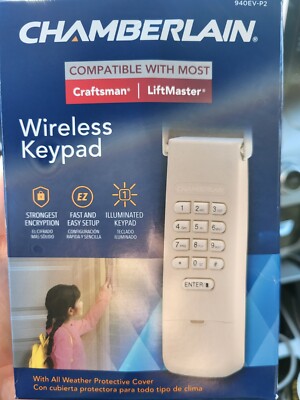Chamberlain G940EV-P2 Garage Keyless Door Entry Keypad 12381173426| eBay