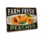 Farm Fresh Peaches Sign Farm Life Decor Georgia Wall Art Fresh Pie ...