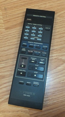 Genuine Original Fisher RVR4000 (RVR-4000) Pre-Programmed Remote ...