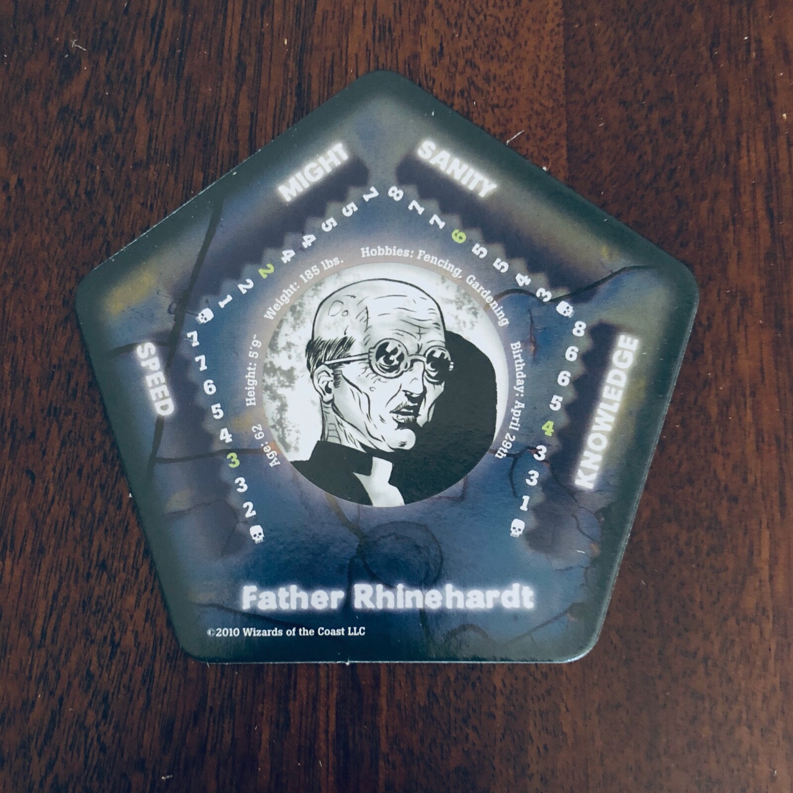 Betrayal at House on the Hill Character (Professor Longfellow/Father ...