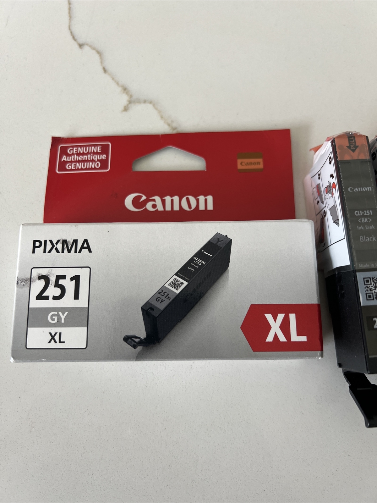 Canon Ink 250 XL 251 Colors Genuine OEM 4 Pack | eBay