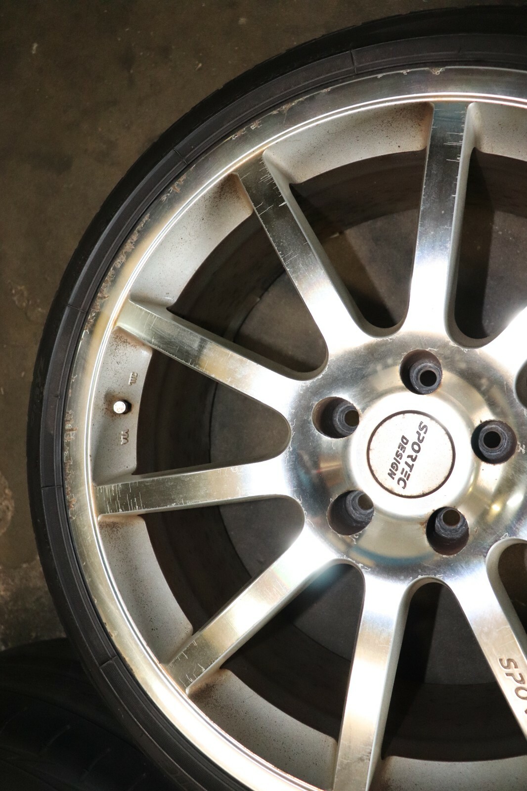 JDM Rays Sportec Design Staggered Wheels 19x8.5 ET25 19x9.5 ET30 5x114.3