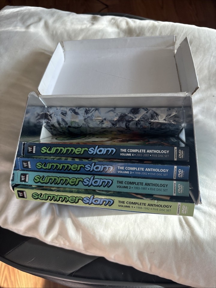 WWF WWE SummerSlam: The Complete Anthology 20-Disc DVD Box Set (1988 ...