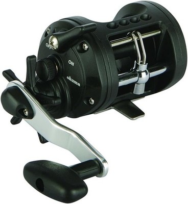 Okuma Classic Levelwind Star Drag Lightweight Round Trolling Reel 200 ...