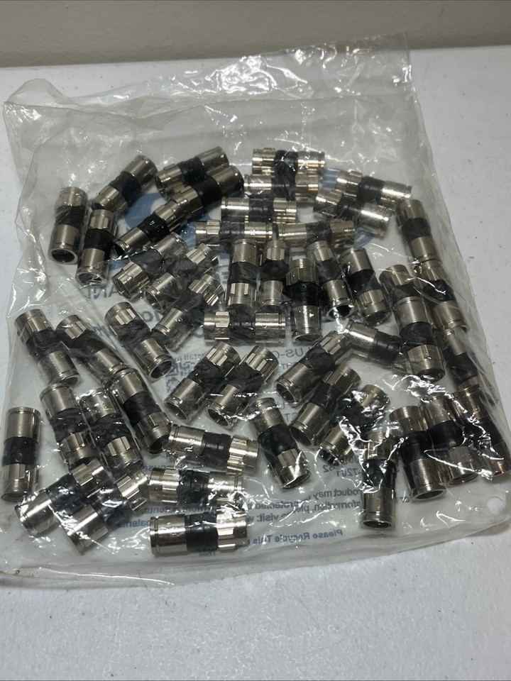 (50 Piece) PPC Belden EX6PLUS-C Compression Connector Coaxial Universal ...