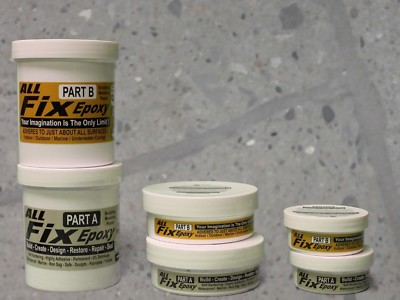 POOL CRACK REPAIR EPOXY PUTTY Leaks Plugs Seals Chips Cracks Splits ...