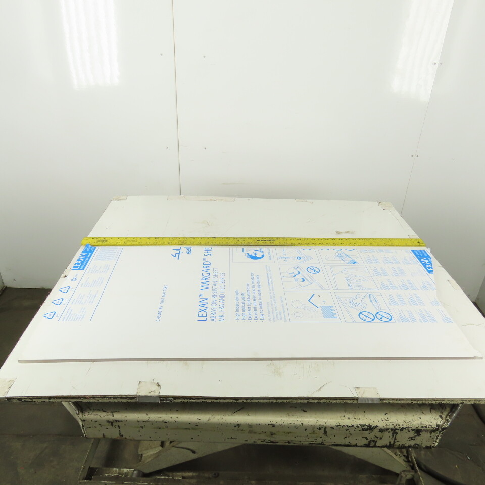 Lexan MR-10 Marguard 20"x42-1/2"x3/8" Scratch Resistant Polycarbonate ...