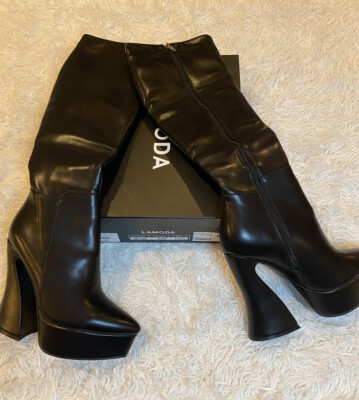 Lamoda MONEY MOVES Boots US8 Black | eBay