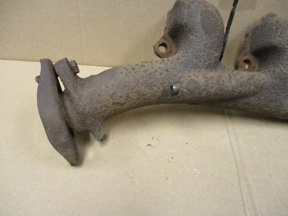 Vintage 1963 Buick Land rover Aluminum 215 V8 Engine exhaust manifold ...