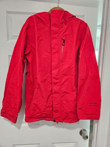Volcom Gore-Tex Ski Snowboard Jacket Red Men's Medium | eBay