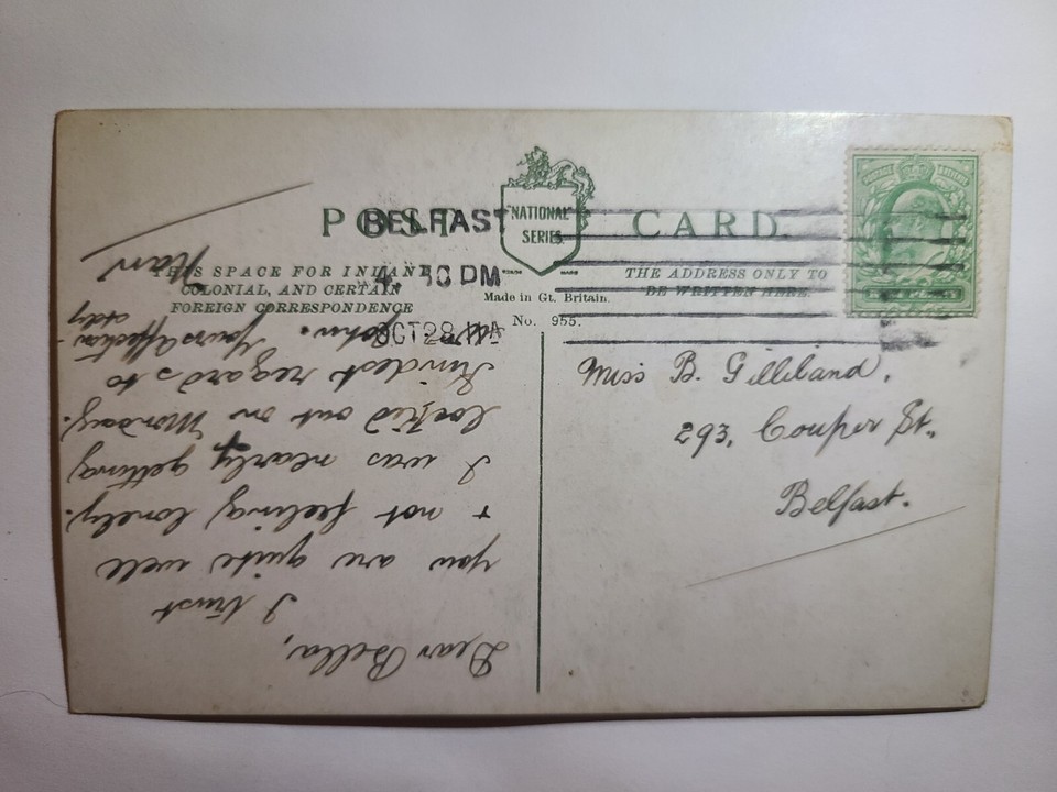 Vintage Postcard The Ideal Husband Money Looks Like LSD Belfast Funny ...