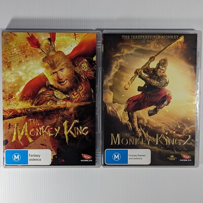 The Monkey King 1 & 2 (DVD,2014) Chinese Mythology Action Fantasy ...