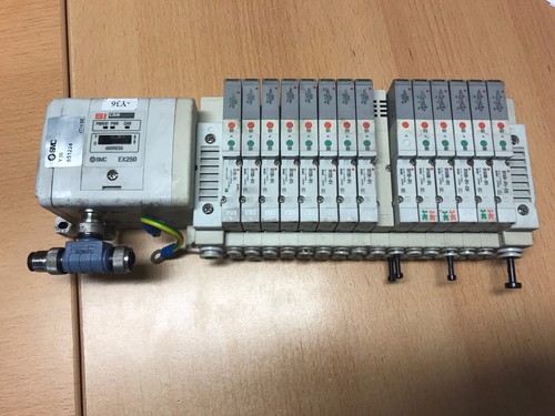 SMC SI Unit EX250 - SCA1 ProfiBus 6X SV1A00-5FU 8X SV1200-5FU 1X SV1100 ...