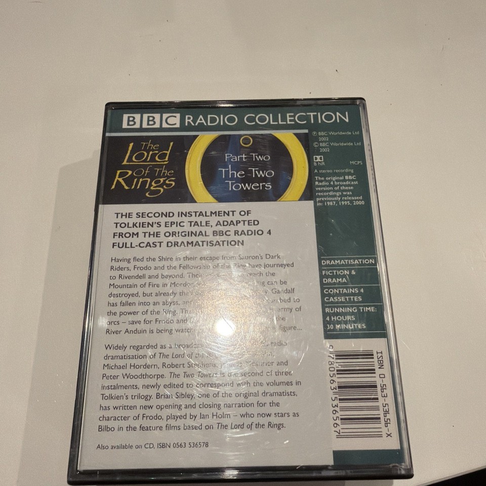 The Lord of the Rings v2 Two Towers by J. R R Tolkien (Cassette 2002 ...
