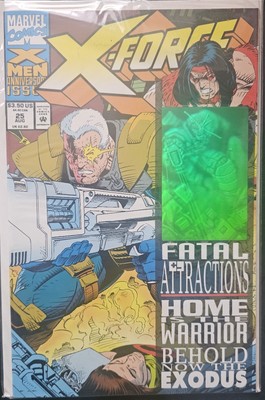 X-Force #25 Comic 1993 Fatal Attractions Hologram Cover MARVEL (101B11) | eBay