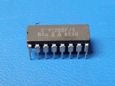 (1 PC) CD4520BF3 RCA Counter Dual 4-Bit Binary UP 16-Pin CDIP | eBay