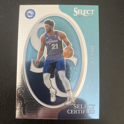 2023-24 Select Joel Embiid Select Certified Insert 76ers | eBay