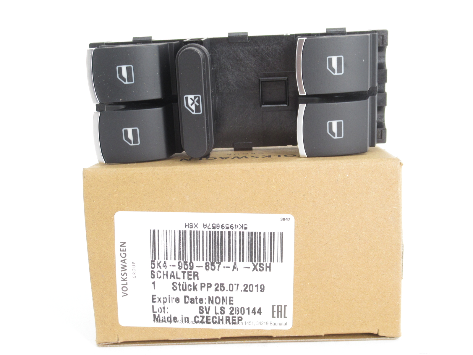 Genuine OEM VW 5K4-959-857-A-XSH Driver Front Master Power Window ...