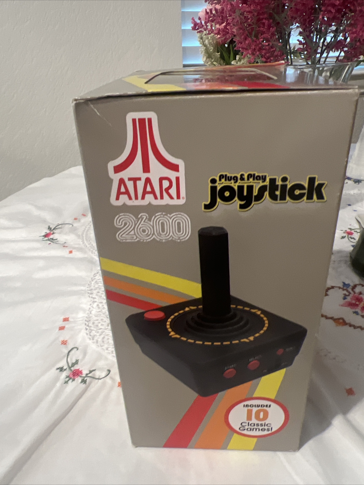 NEW, SEALED - ATARI 2600 Plug & Play Joystick 10 in 1 Classic Arcade ...
