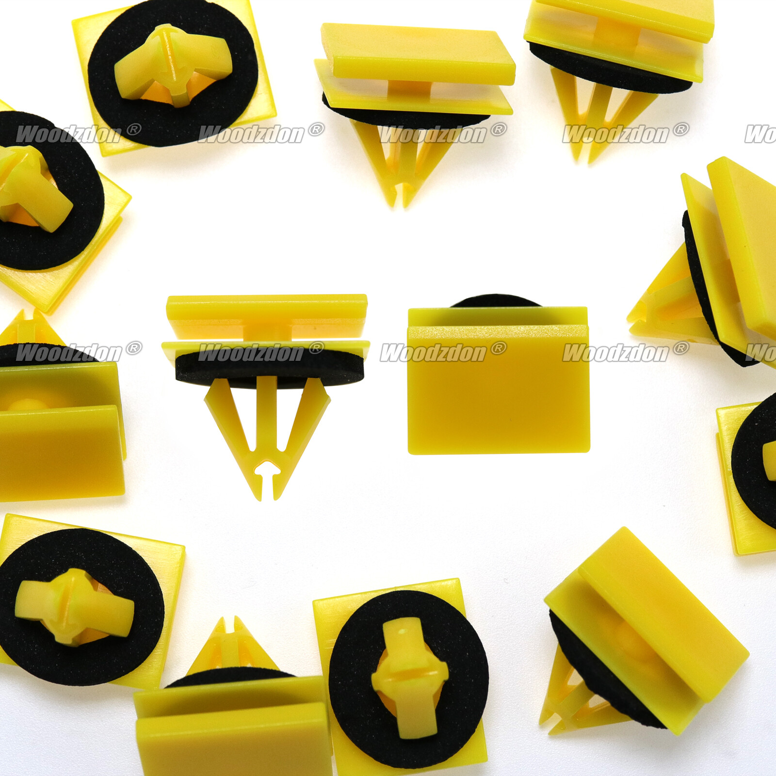15pc Rocker Panel Moulding Clip Yellow Nylon Retainer For Pontiac For ...