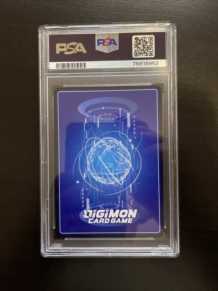 PSA 9 2021 Digimon Double Diamond Omnimon BT1-084 Alternate Art GHOST ...