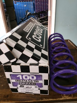 Draco Spring, Coilover, 16.000" Length, 3.000" Diameter, 100 Rate ...