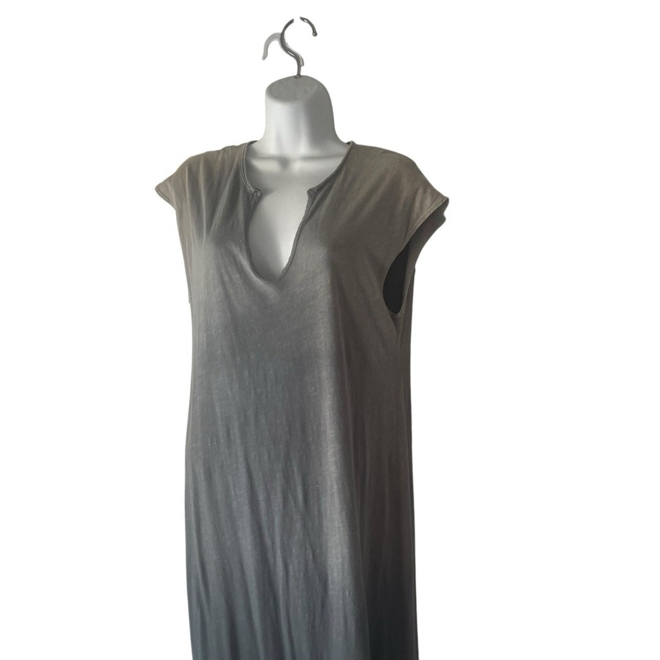 Revolve LNA Size Small Oversized Gray Ombre Soft Double Slit Cotton ...